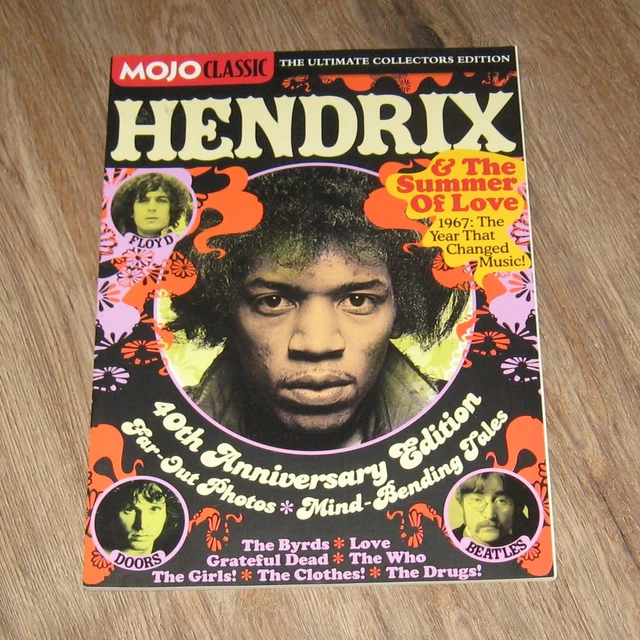 MOJO CLASSIC MAGAZINE JIMI HENDRIX The Doors JIM Morrison PINK FLOYD ...