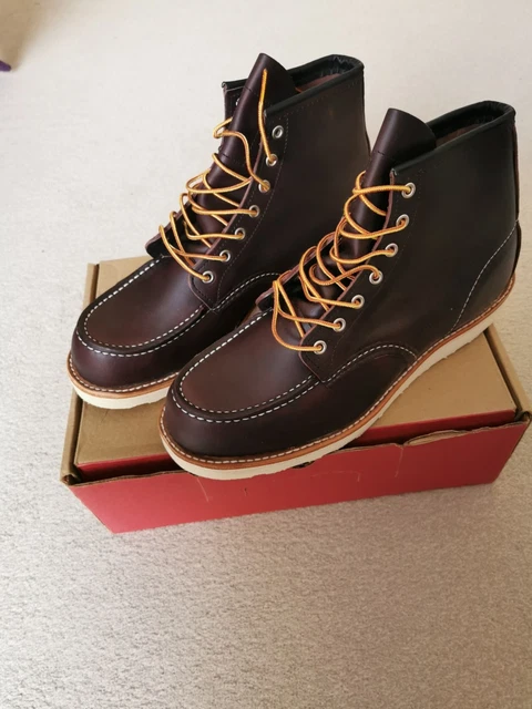 RED WING MOC toe boots 8847, Black Cherry. Size 10UK, 44EU, 11US. New ...