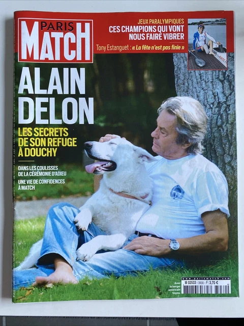 ALAIN DELON - magazine Paris Match 2024 67 pages EUR 20,00 - PicClick DE