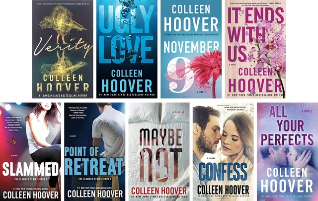 ENSEMBLE DE 9 livres The Complete Collection of Colleen Hoover best ...