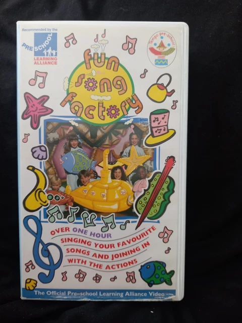 FUN SONG FACTORY Dave Benson Phillips Playdays Vhs Children Pre-School ...