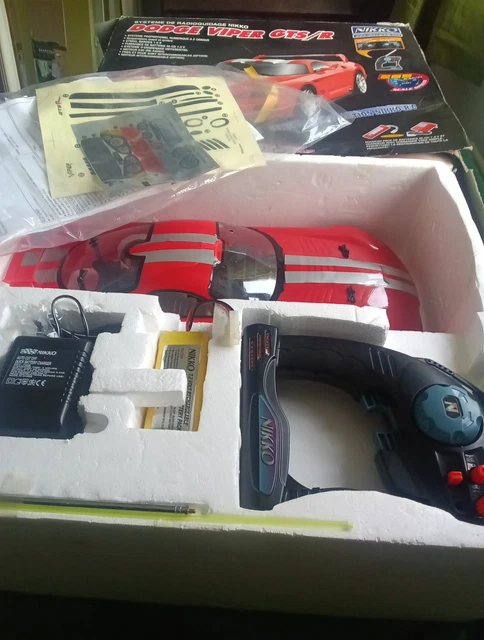 NIKKO RDC-100011A DODGE VIPER GTS/R Radio Control Car System 1/10 Scale ...