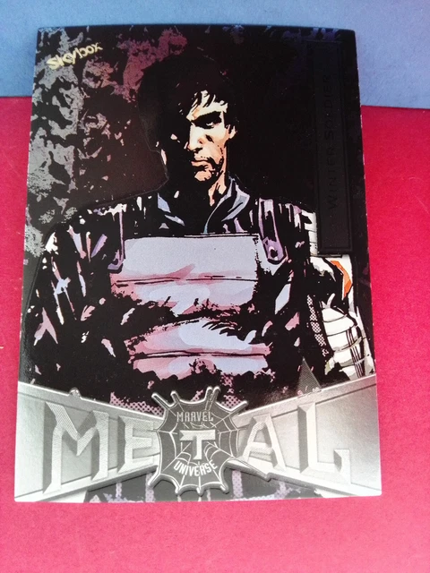 2021 MARVEL METAL Universe Spider Man Winter Soldier Base set n°99 ...