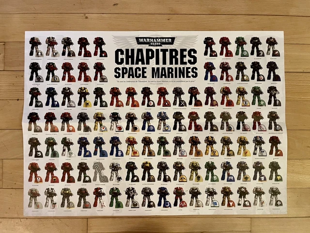 GAMES WORKSHOP WARHAMMER 40k Conquest Magazine Space Marine Chapters A3 ...