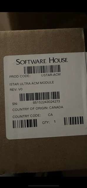 SOFTWARE HOUSE ISTAR Ultra Acm Module. £170.00 - PicClick UK