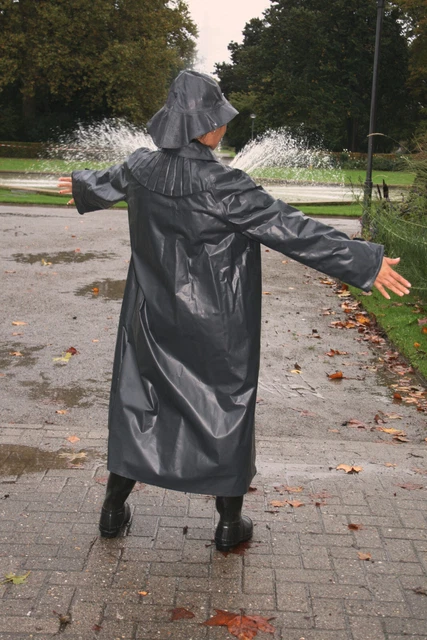 KLEPPERMANTEL KLEPPER REGENMANTEL Gummi PVC Rubber Mantel Raincoat EUR ...