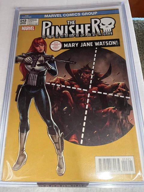 PUNISHER #13 MARY Jane Amazing Spider-Man 129 Homage Variant Cover $0. ...