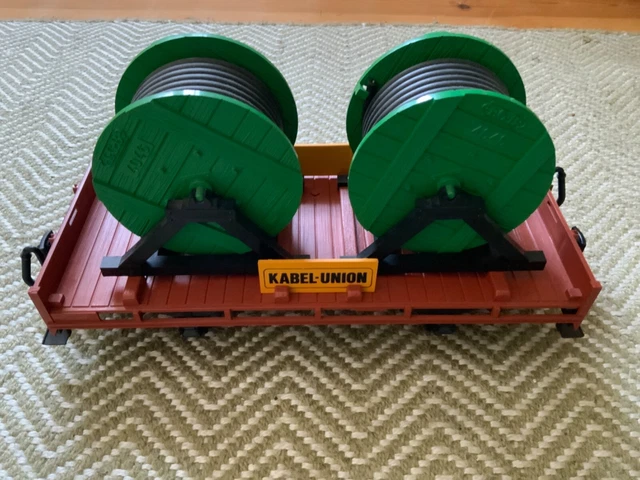 G SCALE - LGB wagon No 4002 cable wagon and loads £28.69 - PicClick UK