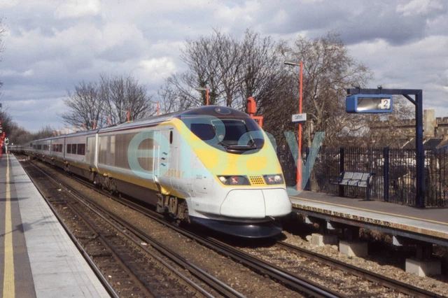 35MM RAILWAY SLIDE of Class 373 EMU 3003 @ Catford March 1998 Copyright ...
