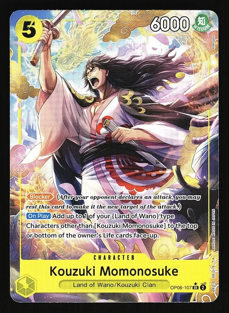 ONE PIECE CARD Game-Kouzuki Momonosuke Op06-107 Alt Art Parallel ...