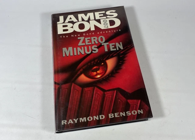 RAYMOND BENSON ZERO Minus Ten 1997 Signed First Edition Hardback Book ...