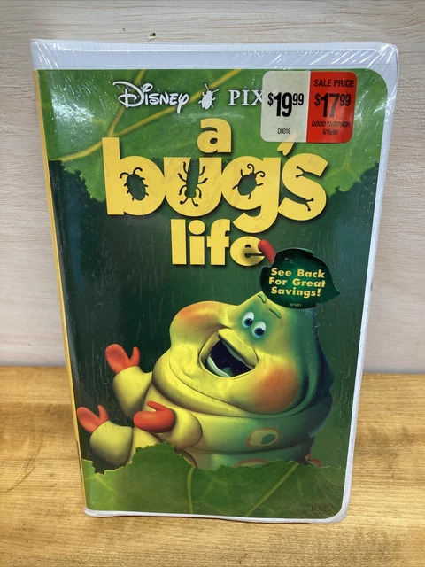 NEW DISNEY PIXAR "A Bug's Life" Vhs Tape ~Sealed~ £10.95 - PicClick UK
