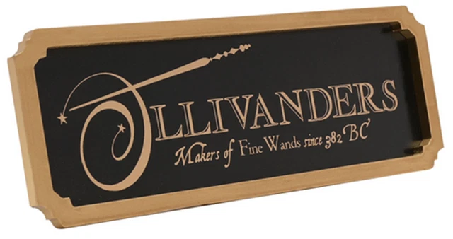 HARRY POTTER OLLIVANDERS Shop Sign - Wb246 Wizards Witches Spells Magic ...