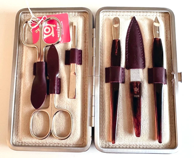 PFEILRING SOLINGEN MANIKÜRE Etui SetBulgaro Madoc 6-tlg. vernickelte ...