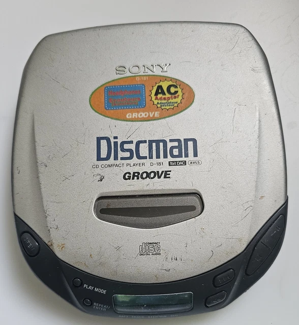 SONY DISCMAN D-181 Groove CD Compact Player EUR 35,00 - PicClick DE
