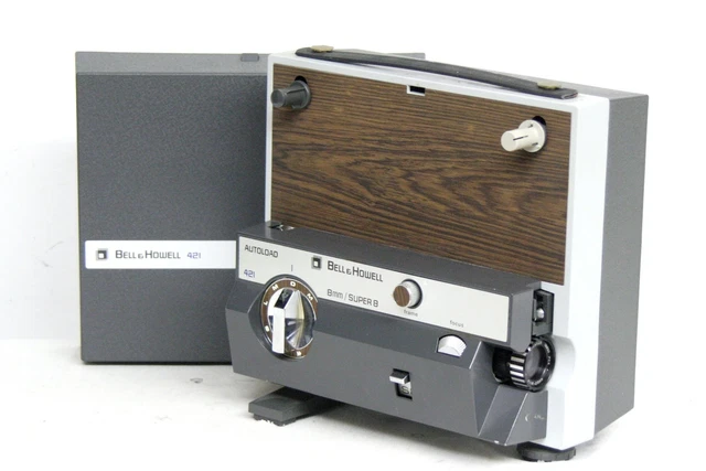 BELL & HOWELL 421 8mm/Super 8 Film Projector With 1:1.3 14-28 MM Look ...