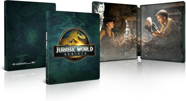 JURASSIC WORLD REBIRTH (7 - 2025): STEELBOOK Logo NEW Eu 4K UHD + BLU-RAY $87.95 - PicClick AU