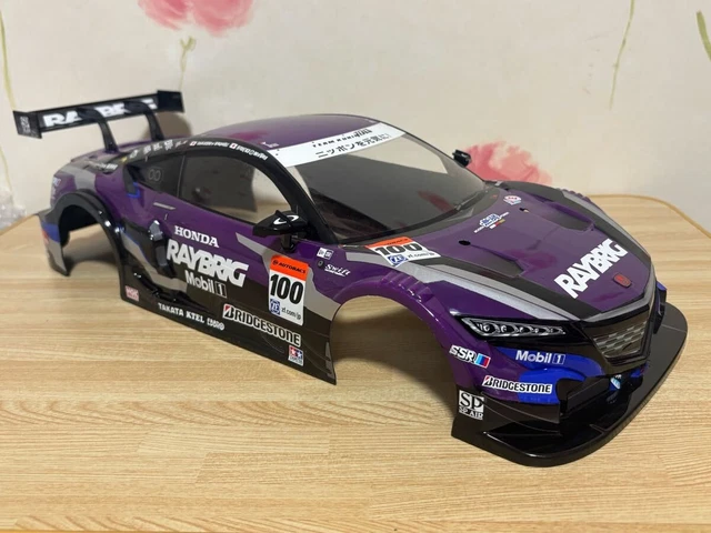 1/10 TAMIYA HONDA Raybrig NSX Concept-GT Racing Car Radio Control Body ...
