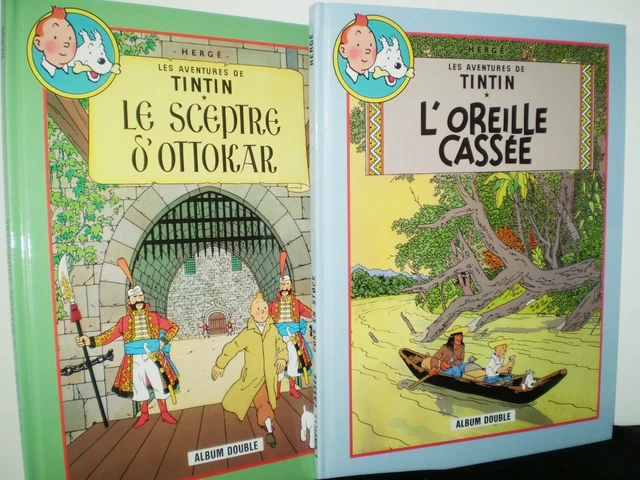 BD TINTIN L'OREILLE cassée -coke en stock - sceptre d'Ottokar -affaire ...