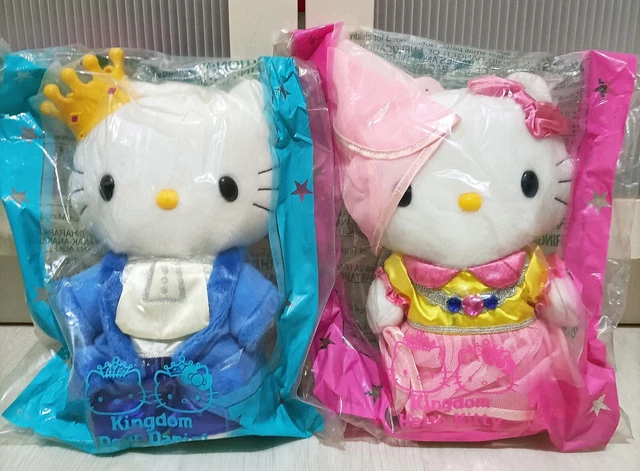 HELLO KITTY DEAR Daniel McDonald's King & Queen KINGDOM Plush Pair 2001 Sealed EUR 25,72 ...