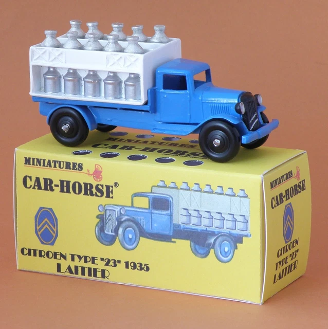 CAR-HORSE CITROEN TYPE 23 Laitier nestlé style Dinky CIJ JRD fin de ...