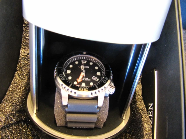 CITIZEN PROMASTER BN0150-28E DIVER WATCH ECO-DRIVE 200m SCUBA TANK CASE ...