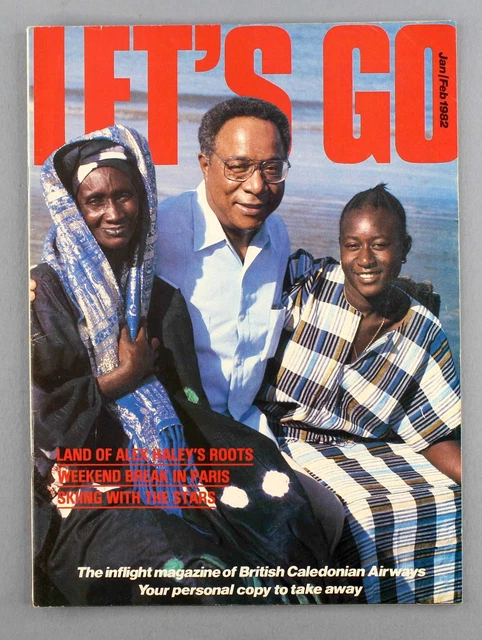 BRITISH CALEDONIAN LET'S Go Airline Inflight Magazine Jan/Feb 1982 Bcal ...