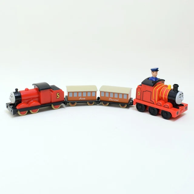 MY FIRST THOMAS the Tank Engine James with Annie & Clarabel Carriage ...