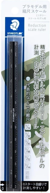 STAEDTLER RULER SCALE for Plastic Models Military Scale Model 15cm 561 ...