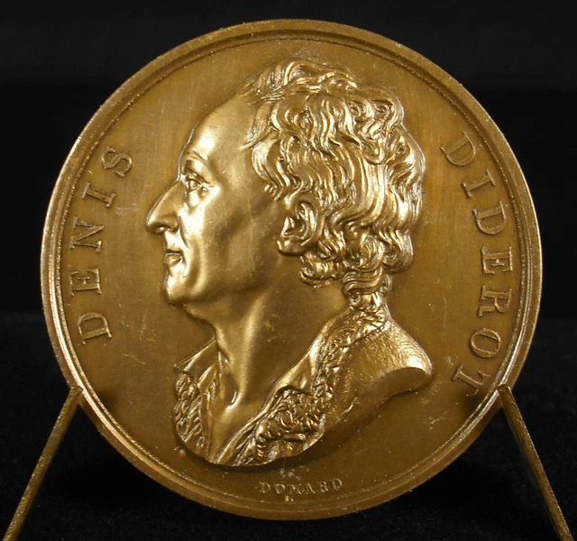 MÉDAILLE1984 DOMARD REFRAPPE Denis Diderot l'art de Boucher à David medal EUR 32,00 - PicClick FR