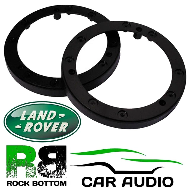 LAND ROVER DEFENDER 90 110 10cm 4" Dashboard Car Speaker Mounts Spacers ...