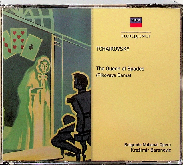 TCHAIKOVSKY: THE QUEEN Of Spades; Pique Dame 3-CD NEW BARANOVIC ...