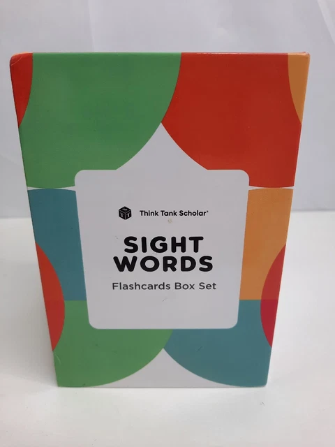 FLASH CARDS THINK Tank Scholar 500+ Sight Words Bundle Kit PK, K, 1, 2 ...