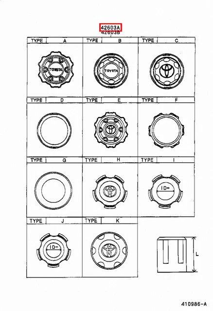 GENUINE TOYOTA LANDCRUISER 79 Series VDJ HZJ Ornament Wheel Hub Center ...