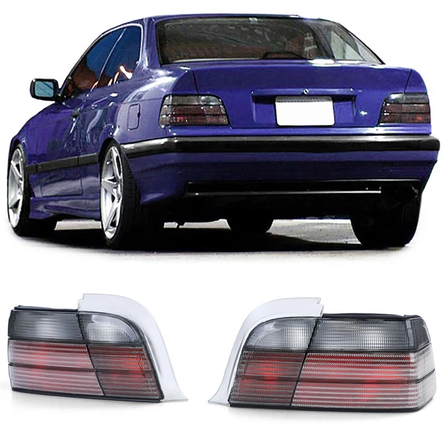 ALL SMOKED TAIL Lights For Bmw E36 Coupe & Cabrio 12/1990 - 8/1999 ...