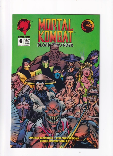 MORTAL KOMBAT BLOOD & Thunder #6 Malibu 1994 NM $25.00 - PicClick CA