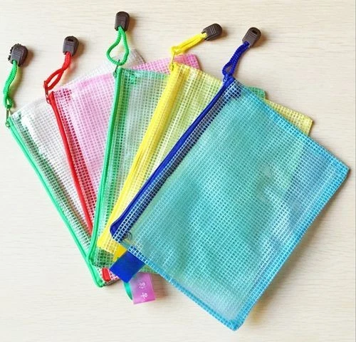 A4 PLASTIC ZIPPY Bags Zip File Storage Document Folder Protective ...