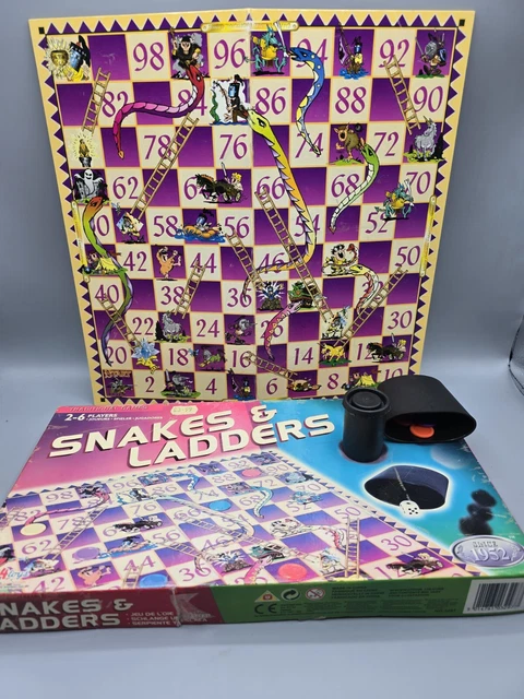 DAVID HALSALL SNAKES And Ladders Game Vintage £5.00 - PicClick UK
