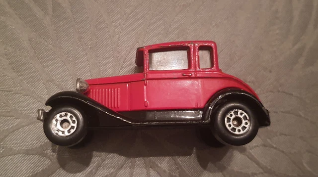 VINTAGE 1979 VINTAGE Matchbox Model A Ford Diecast Car. 1/64 Scale. Red ...