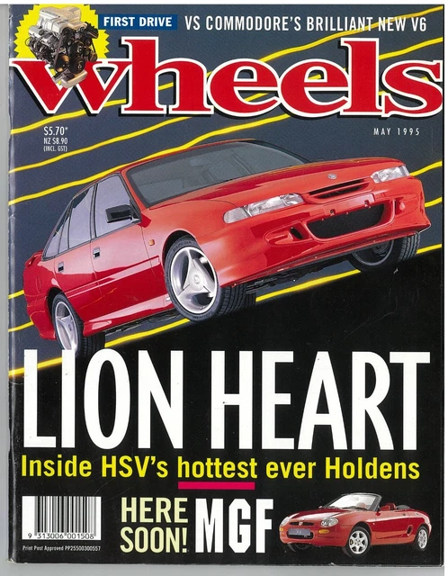 WHEELS CAR MAGAZINE May 1995 Ferrari F50Toyota Supra Renault Laguna ...