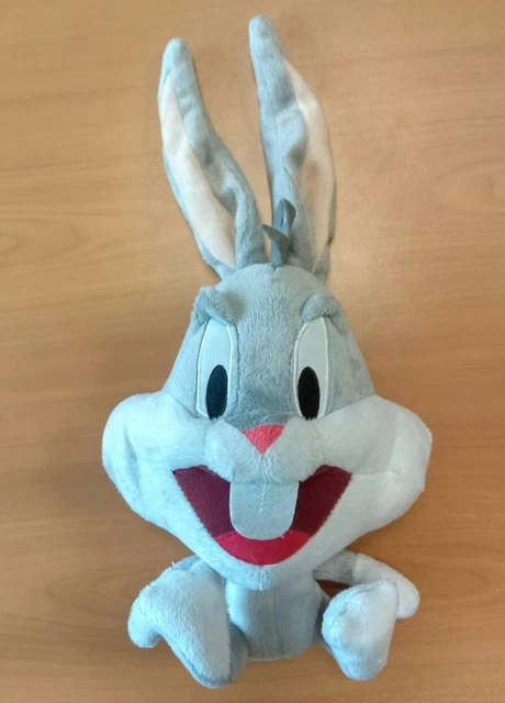 LOONEY TUNES WARNER BROS Peluche Doudou Bugs Bunny Blanc et Gris 37cm ... LOONEY TUNES WARNER BROS Peluche Doudou Bugs Bunny Blanc et Gris 37cm ...