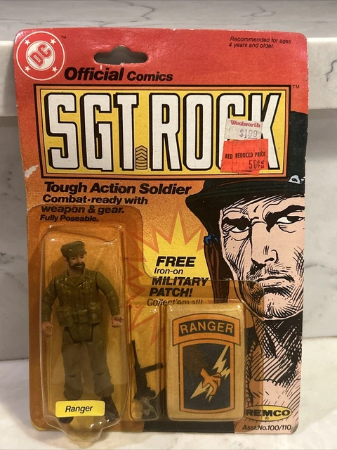 1981 DC OFFICIAL Comics Sgt. Rock Action Figure NEW Sealed Remco Ranger ...