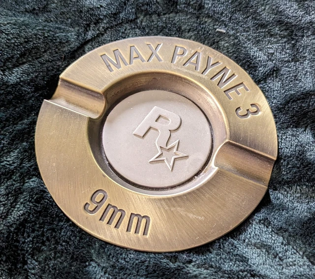 ROCKSTAR GAMES MAX Payne 3 Ashtray Official Merch Collector's Ash Tray ...