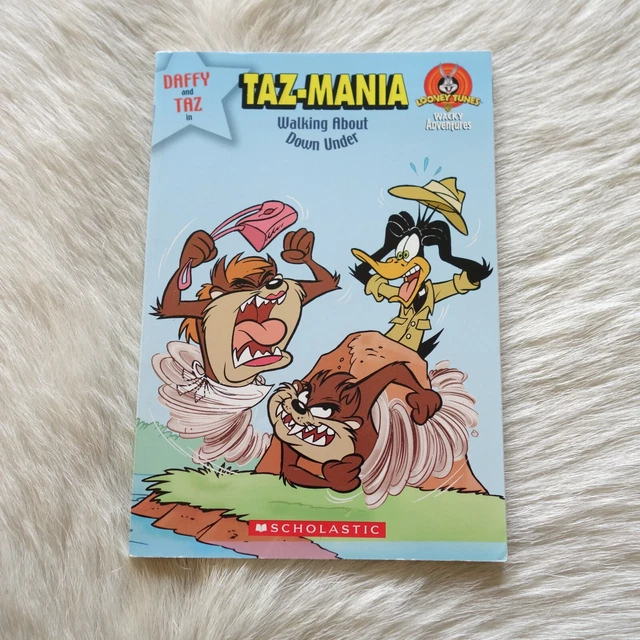LOONEY TUNES BOOK Taz Mania TAZ DEVIL Book DAFFY DUCK Book Tazmania ...