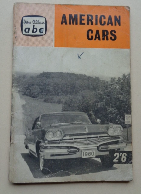 IAN ALLAN ABC, American Cars Book (1960), Vintage EUR 11,34 - PicClick IT