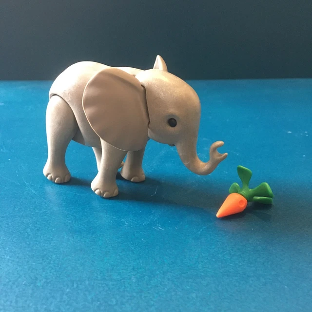 PLAYMOBIL ZOO & Wildlife: Baby Elephant With Carrot EUR 3,51 - PicClick FR
