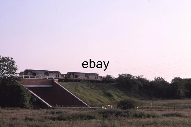 35MM RAILWAY SLIDE-BR Diesel Electric Class 37. 37078 & 37004 @ Chester ...