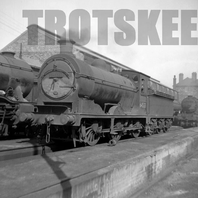 LARGER NEGATIVE BR British Railways Steam Loco 64533 Class J35 St ...