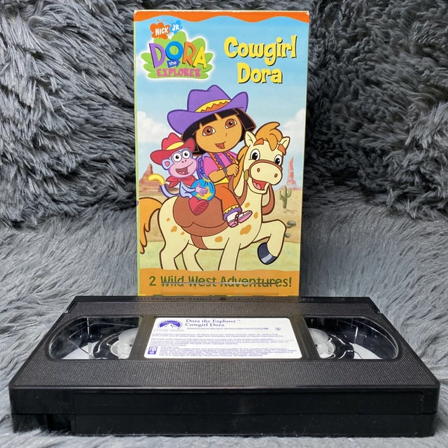 Nick Jr Dora The Explorer Cowgirl Dora Vhs Video Tape 2 Wild West Adventures 11 45 Picclick Ca