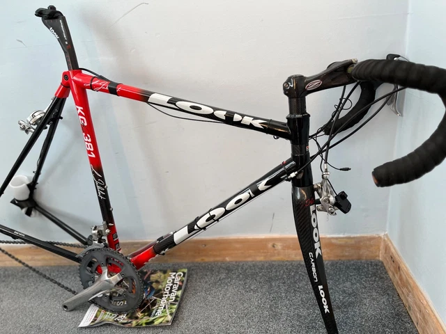 LOOK KG381 JALABERT signature Carbon Frame and 9 speed dura ace set up ...